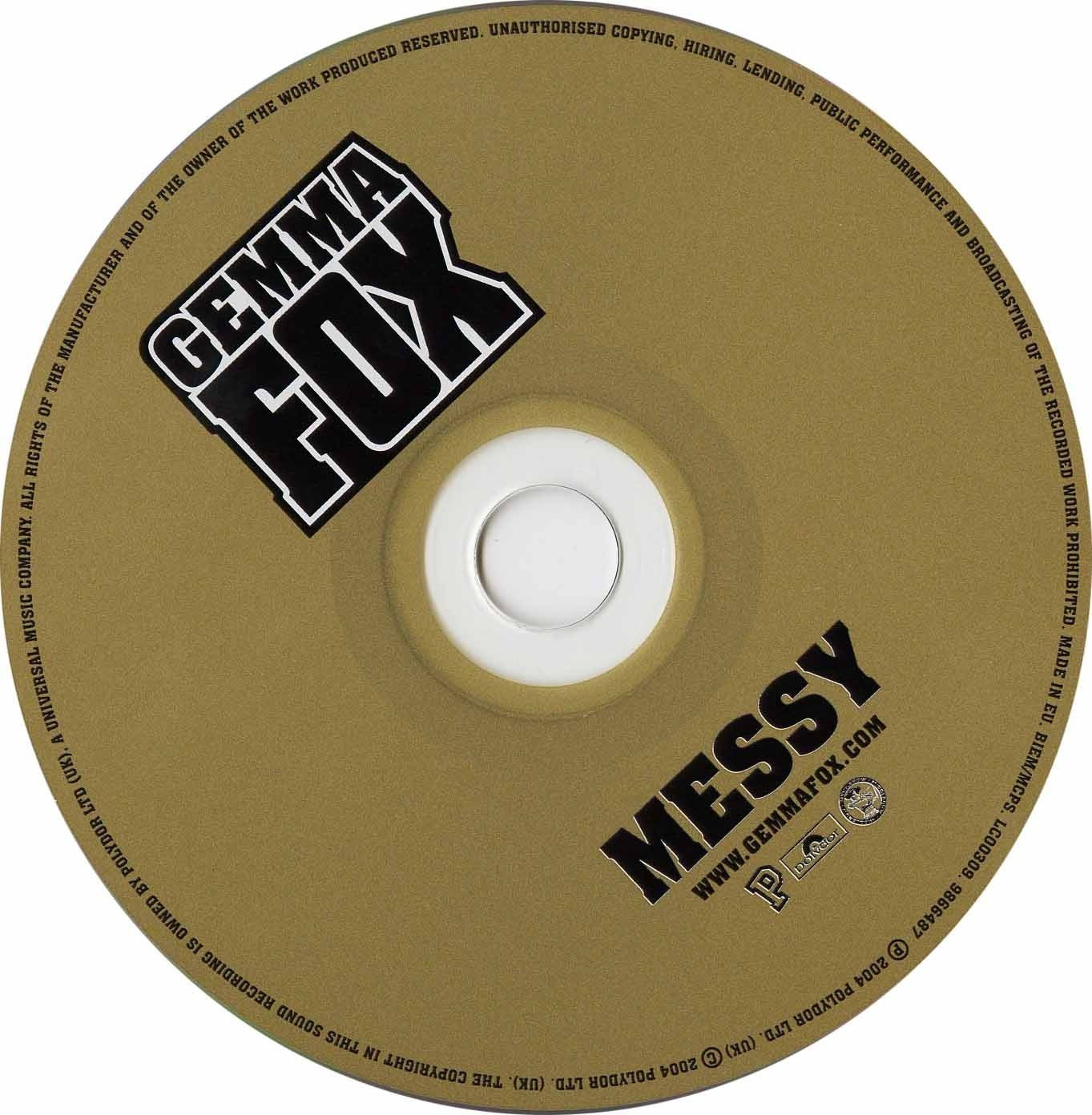 Gemma Fox Messy : CD | CD Covers | Cover Century | Over 1.000.000 Album ...